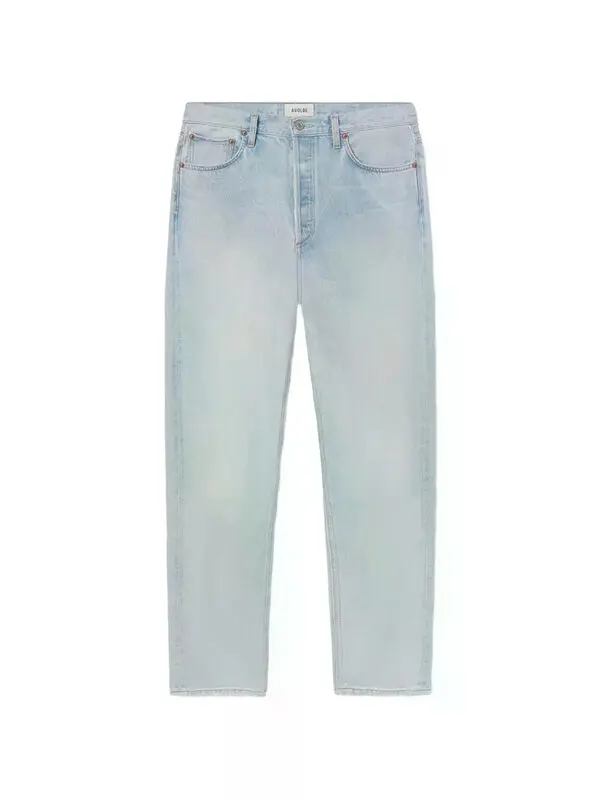 AGOLDE 90's Faded Straight-leg Jeans - Blue