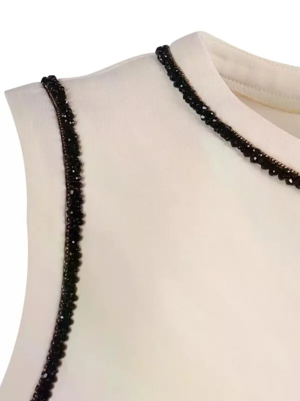Max Mara Bead-embellished Vest