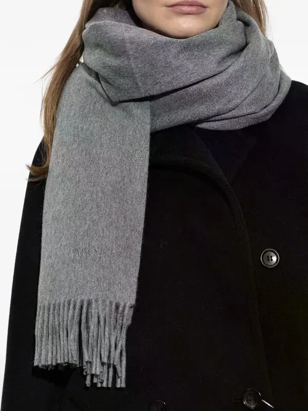 Max Mara Baci Fringed Scarf