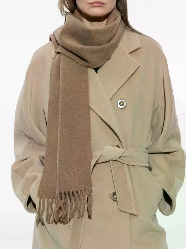 Max Mara Fragore Fringed-edge Scarf