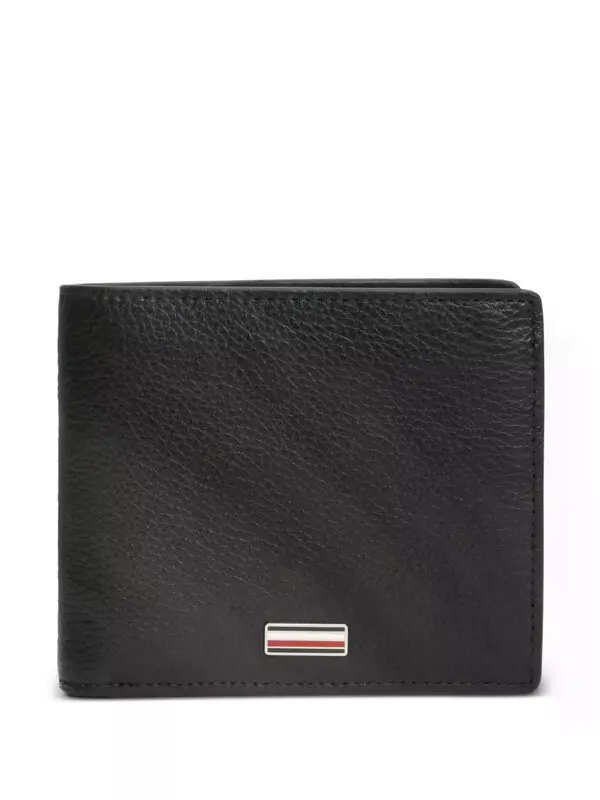 Tommy Hilfiger Leather Bifold Wallet - Black