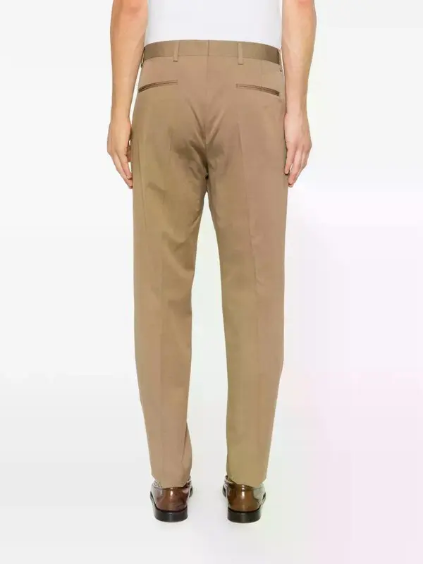 Brian Dales Pleated Belt-loop Trousers