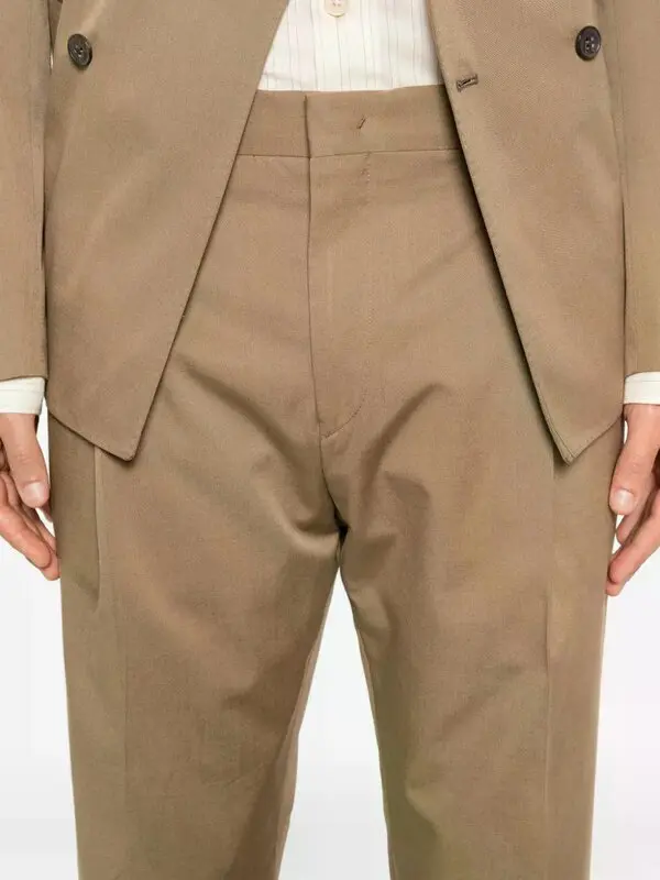 Brian Dales Pleated Belt-loop Trousers