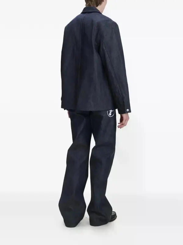 A.p.c. Logo-detail Chest-pocket Shirt Jacket