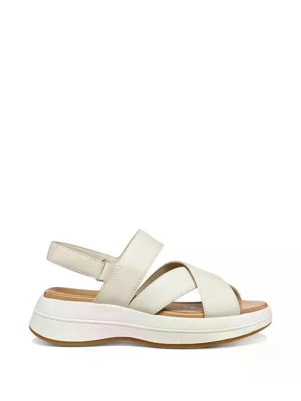 Geox Crossover Strap Touch-strap Sandals - Neutrals