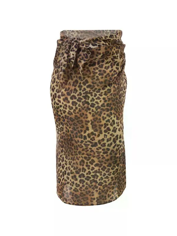 MC2 SAINT BARTH Animal-print Wrap Pareo
