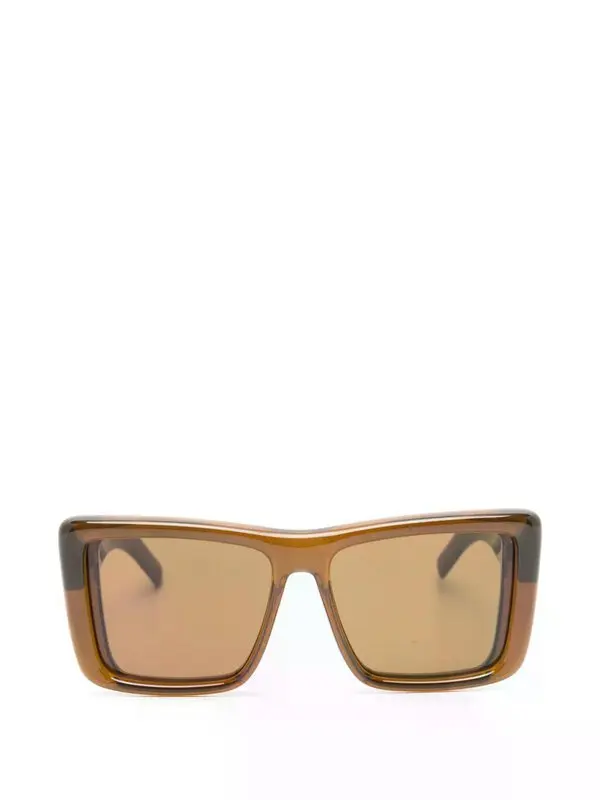 Saint Laurent Howl Square-frame Sunglasses - Brown