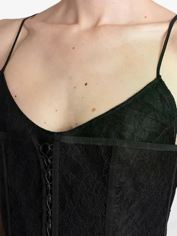 Giuseppe Di Morabito Lace Corset Mini Dress
