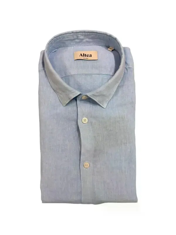 Altea Bond Linen Shirt - Blue