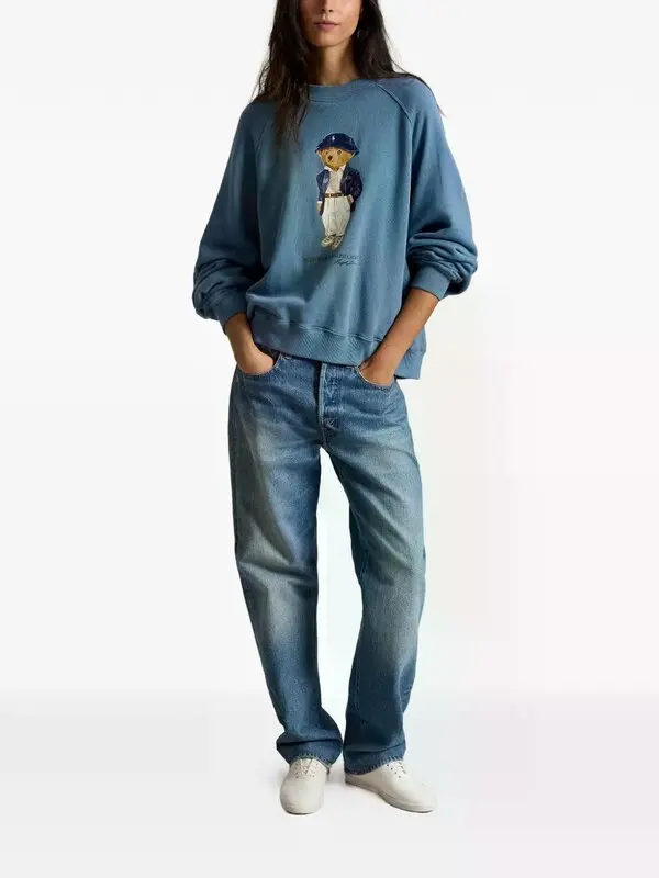 Polo Ralph Lauren Polo Bear Lightweight Fleece Crewneck Sweater - Blue
