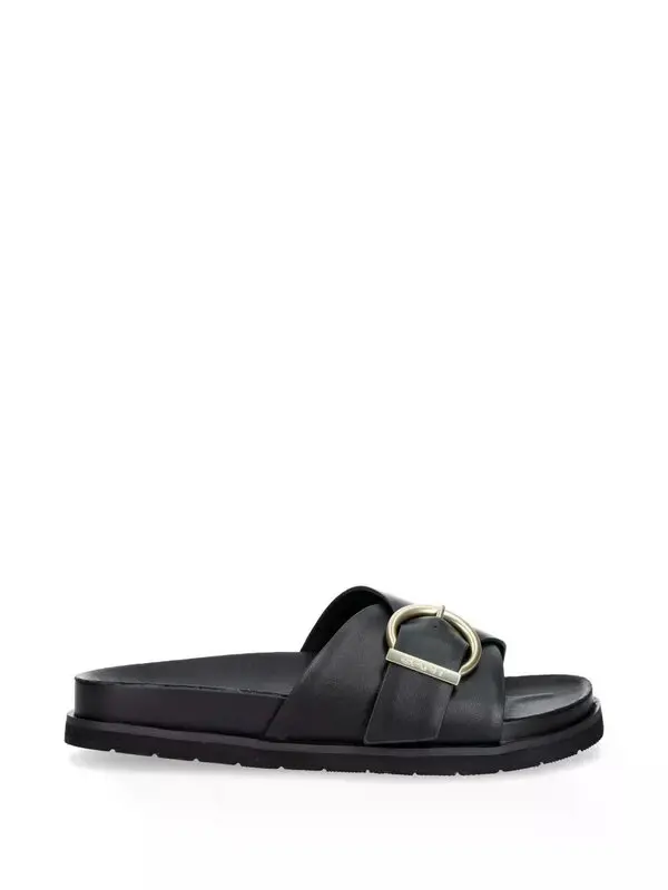 Gant Crossover Slides With Buckle Detail - Black