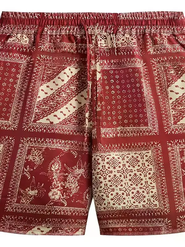 Kith Patterned Shorts - Red