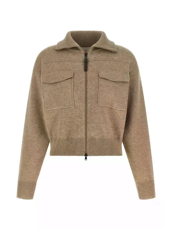 Brunello Cucinelli Monili Cropped Cardigan