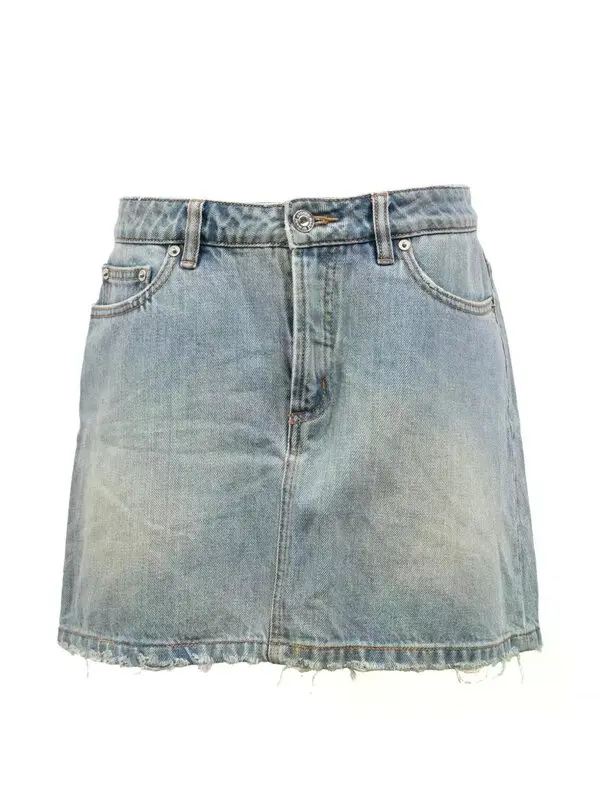 Marc Jacobs A-line Denim Skirt - Blue