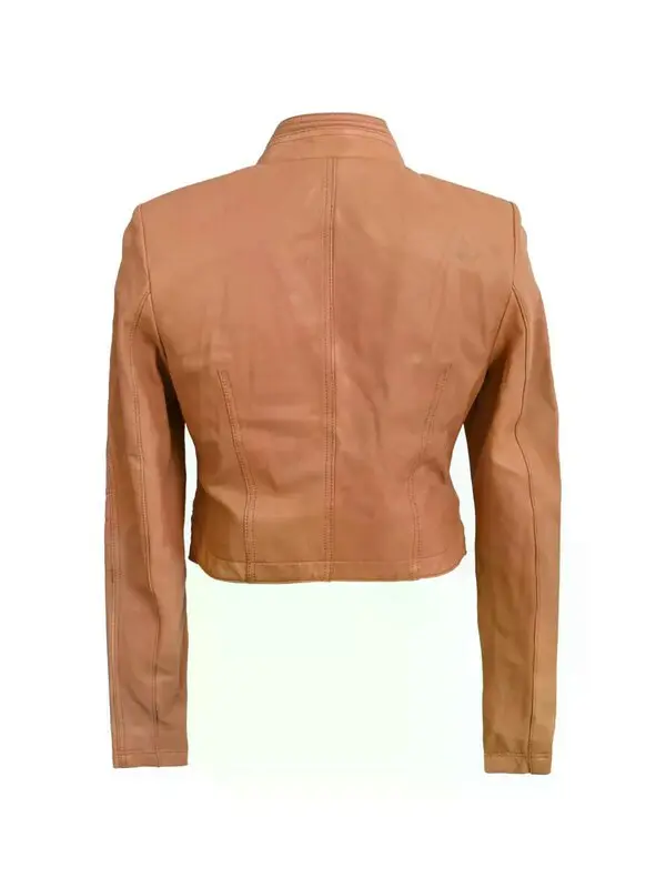 Alexander McQueen Leather Zip-up Biker Jacket