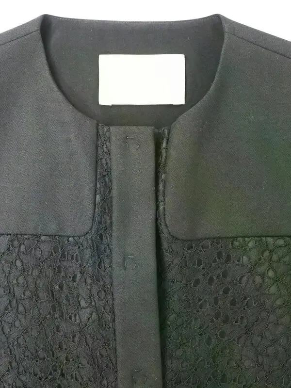 JASON WU Lace Detail Single-breasted Blazer