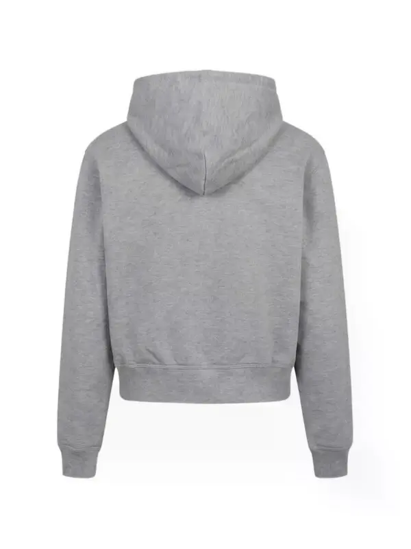 DANTON Zip-up Hoodie With Logo Patch