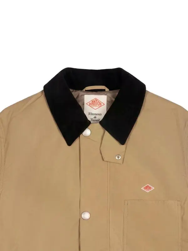 DANTON Corduroy-collar Logo-patch Jacket