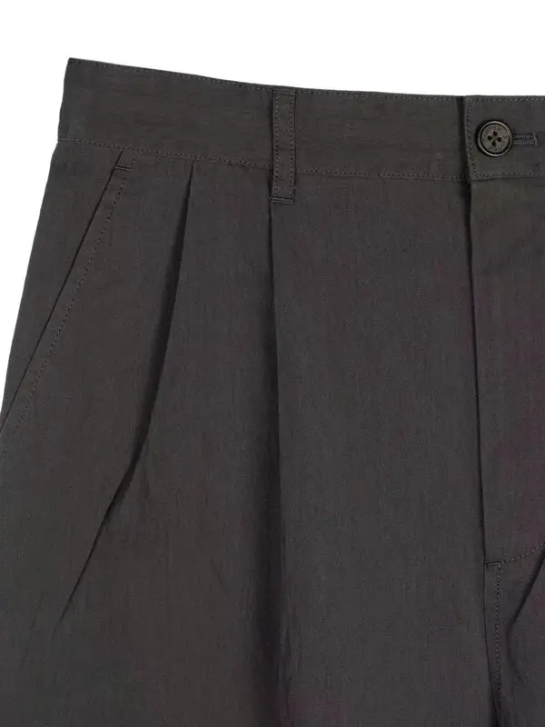 DANTON Pleated Straight-leg Trousers
