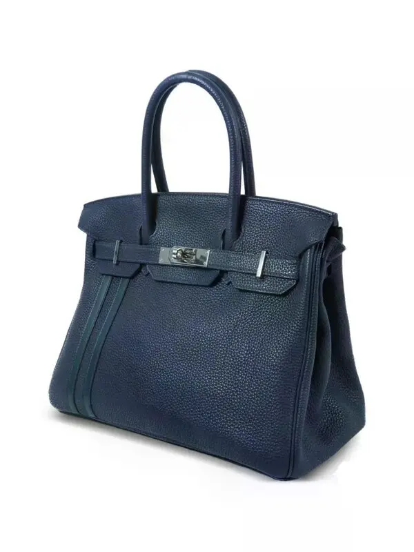 Hermès 2018 30 Birkin Handbag - Blue