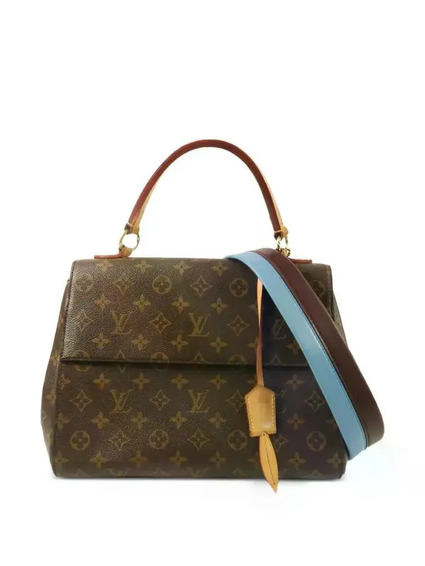 LOUIS VUITTON Monogram Cluny Mm Shoulder Bag - Brown
