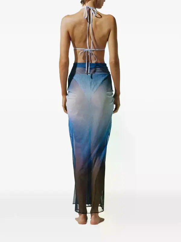 BAOBAB Nia Ombré-effect Maxi Skirt - Blue