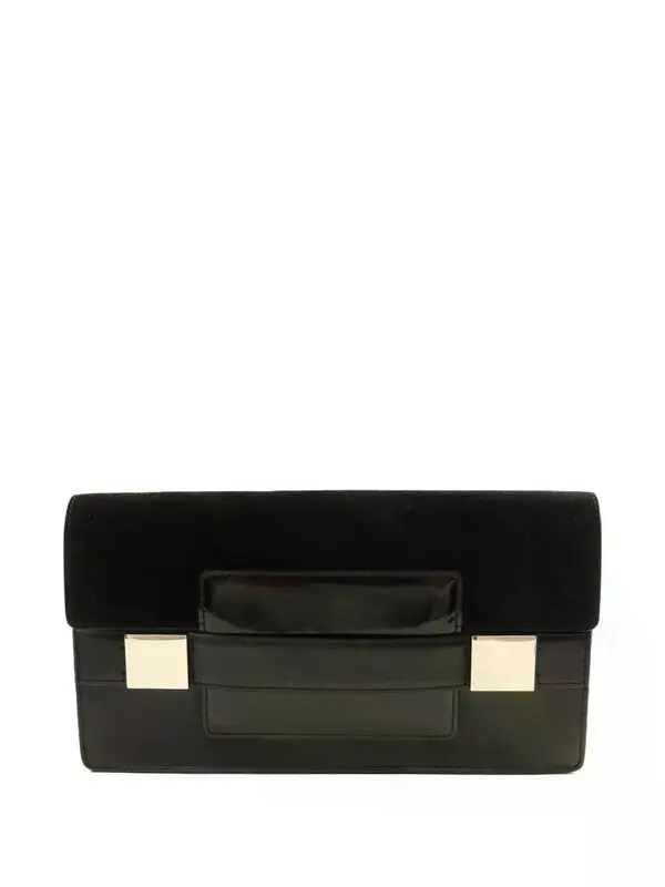 Delvaux Madame Leather Clutch Bag
