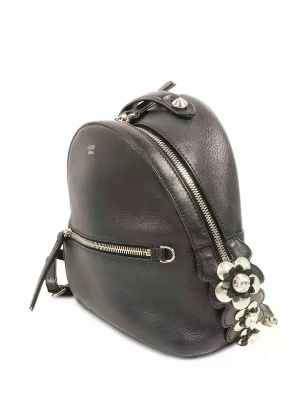 Fendi Roma Floral-embellished Backpack