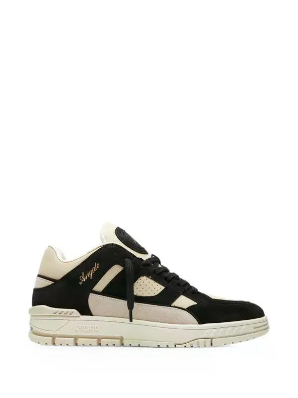 Axel Arigato Area Lo Panelled Suede Sneakers - Black