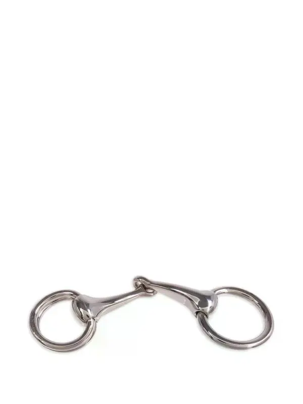 Hermès Mors Scarf Ring In Palladium-plated -tone Metal