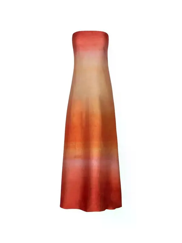 BAOBAB Lola Open-back Maxi Dress - Orange