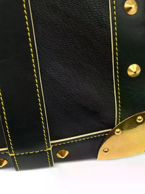 LOUIS VUITTON Studded Leather Handbag
