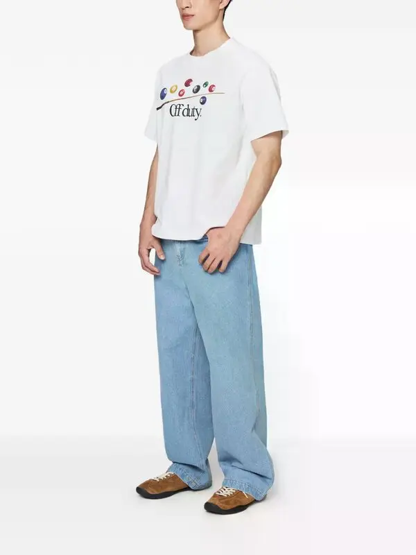 OFF DUTY Billiards Graphic-print Cotton T-shirt