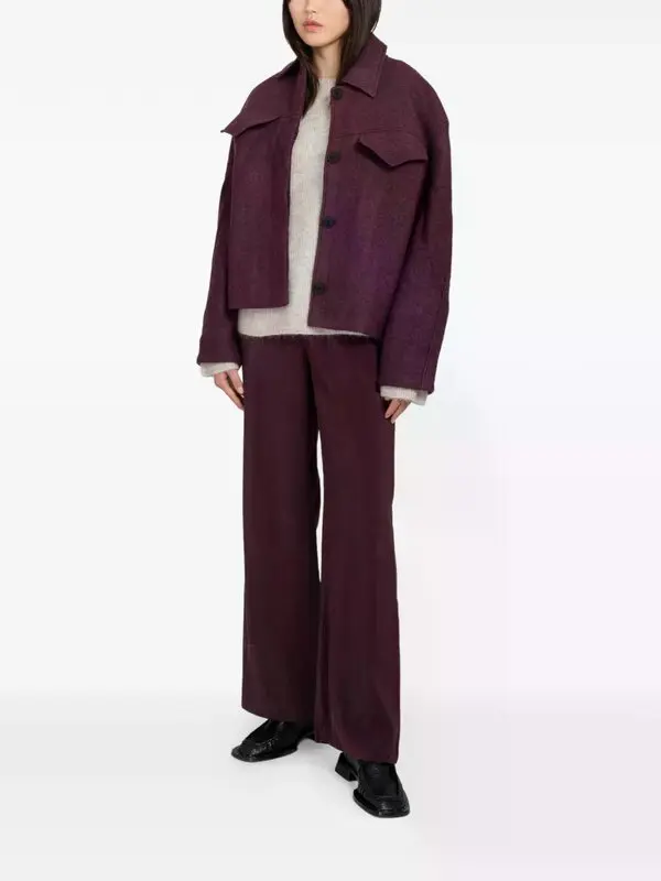MINIMUM Rosies Wide-leg Trousers - Red