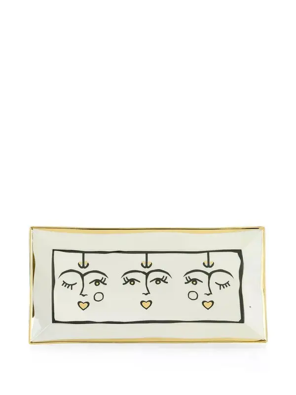 Jonathan Adler Marseille Face-print Tray