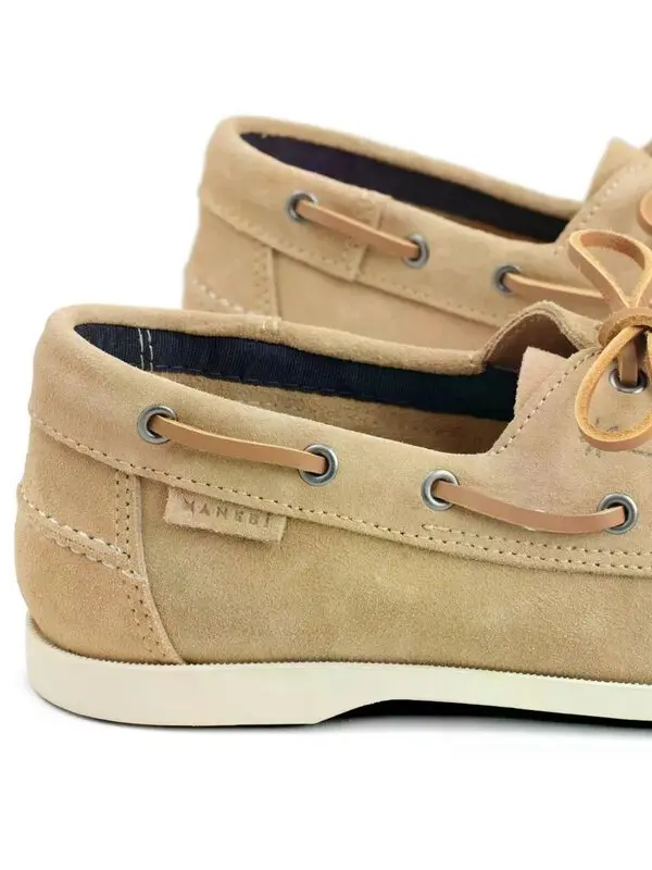 Manebí Lace-up Suede Boat Shoes