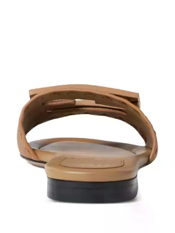 Fendi Baguette Selleria Flat Sandals