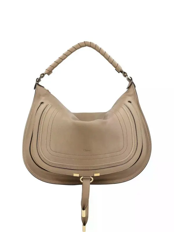 Chloé Marcie Shoulder Bag - Neutrals