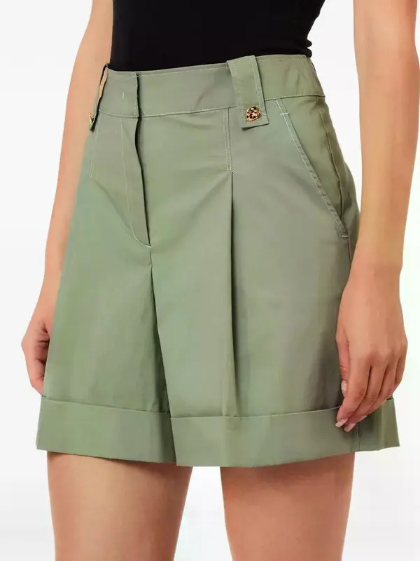 Liu Jo Pleated Turn-up Shorts