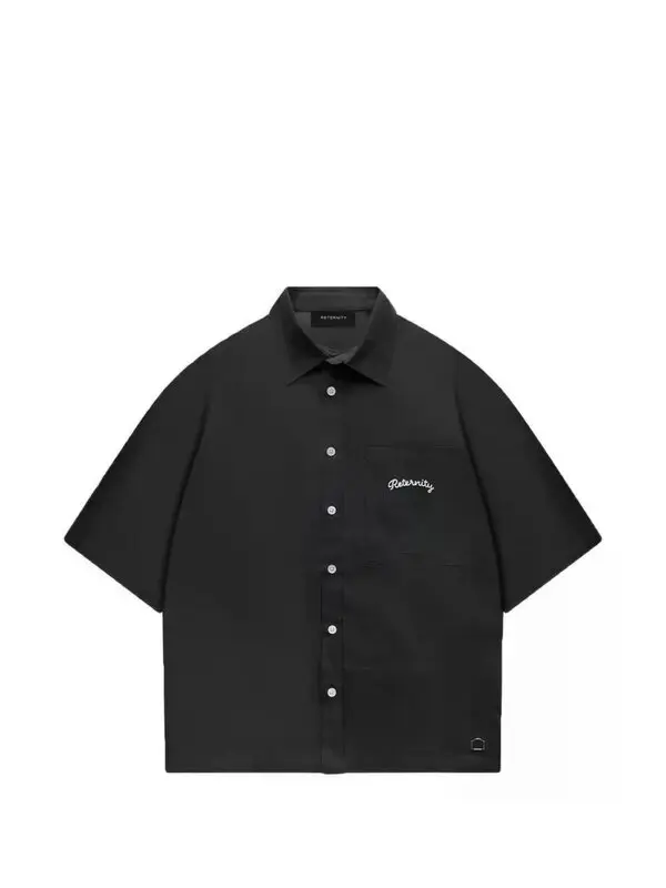 RETERNITY Le Progres Logo-print Shirt - Black