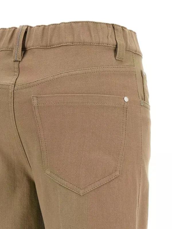 Brunello Cucinelli Monili Detail Straight-leg Jeans