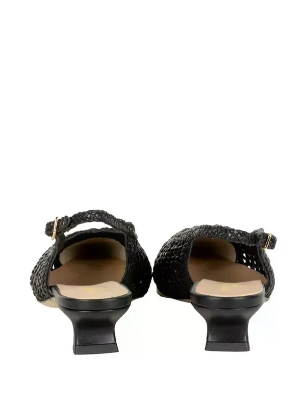 Status Woven Slingback Mules