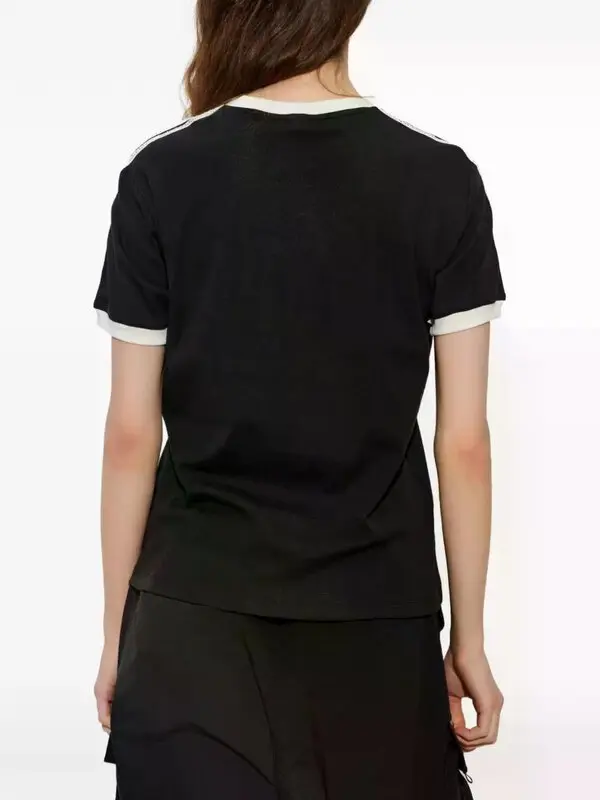 Adidas Logo Patch Lace-stripe T-shirt