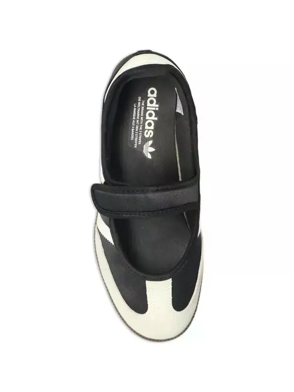 Adidas Samba Jane Touch-strap Ballet Flats - Black