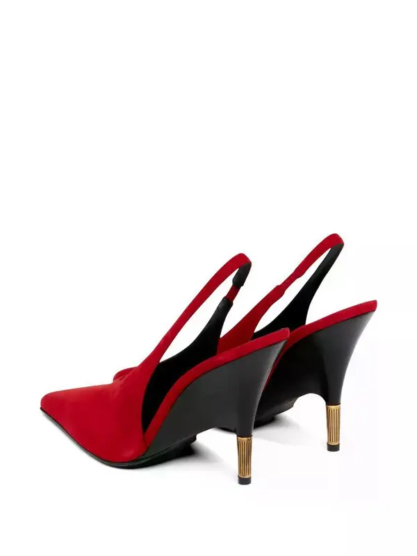 Khaite Bella Pointed-toe Slingback Pumps