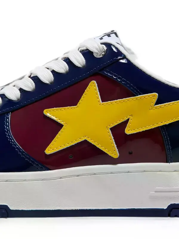 A BATHING APE Sta Patent Leather Sneakers