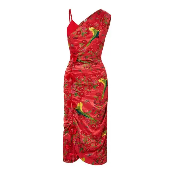 ASHAKI The Maya One-shoulder Dress