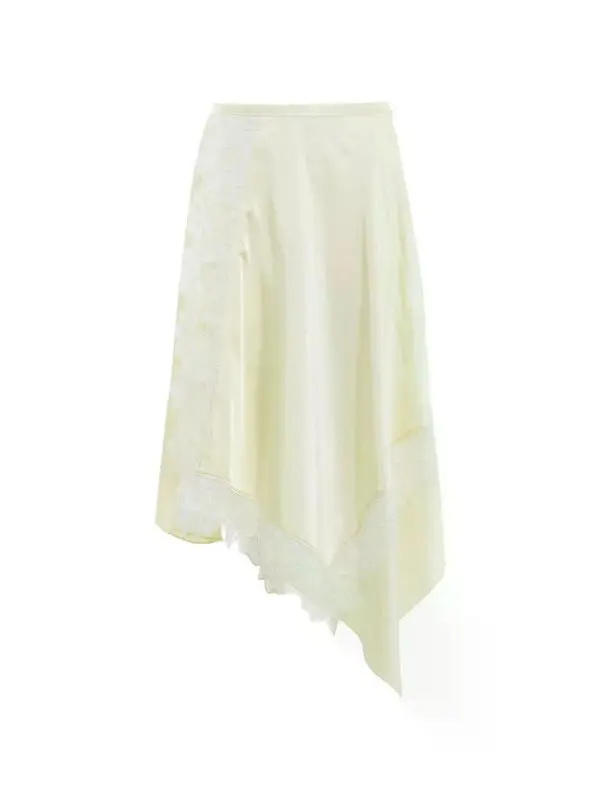 3.1 Phillip Lim Lace-trim Midi Skirt - Neutrals