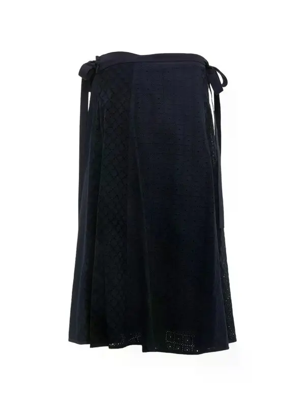 3.1 Phillip Lim Asymmetric Broderie Anglaise Midi Skirt
