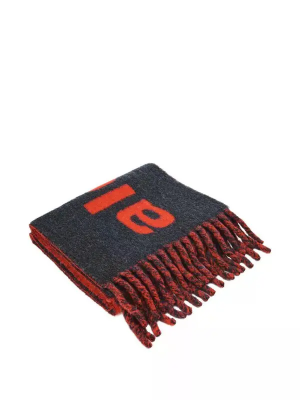 Alexander Wang Rectangular Fringed Scarf - Black